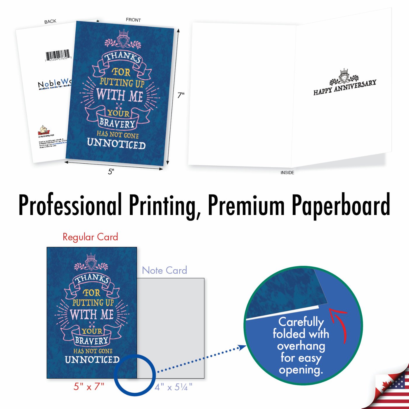 Relationship Courage: Humor Anniversary Card