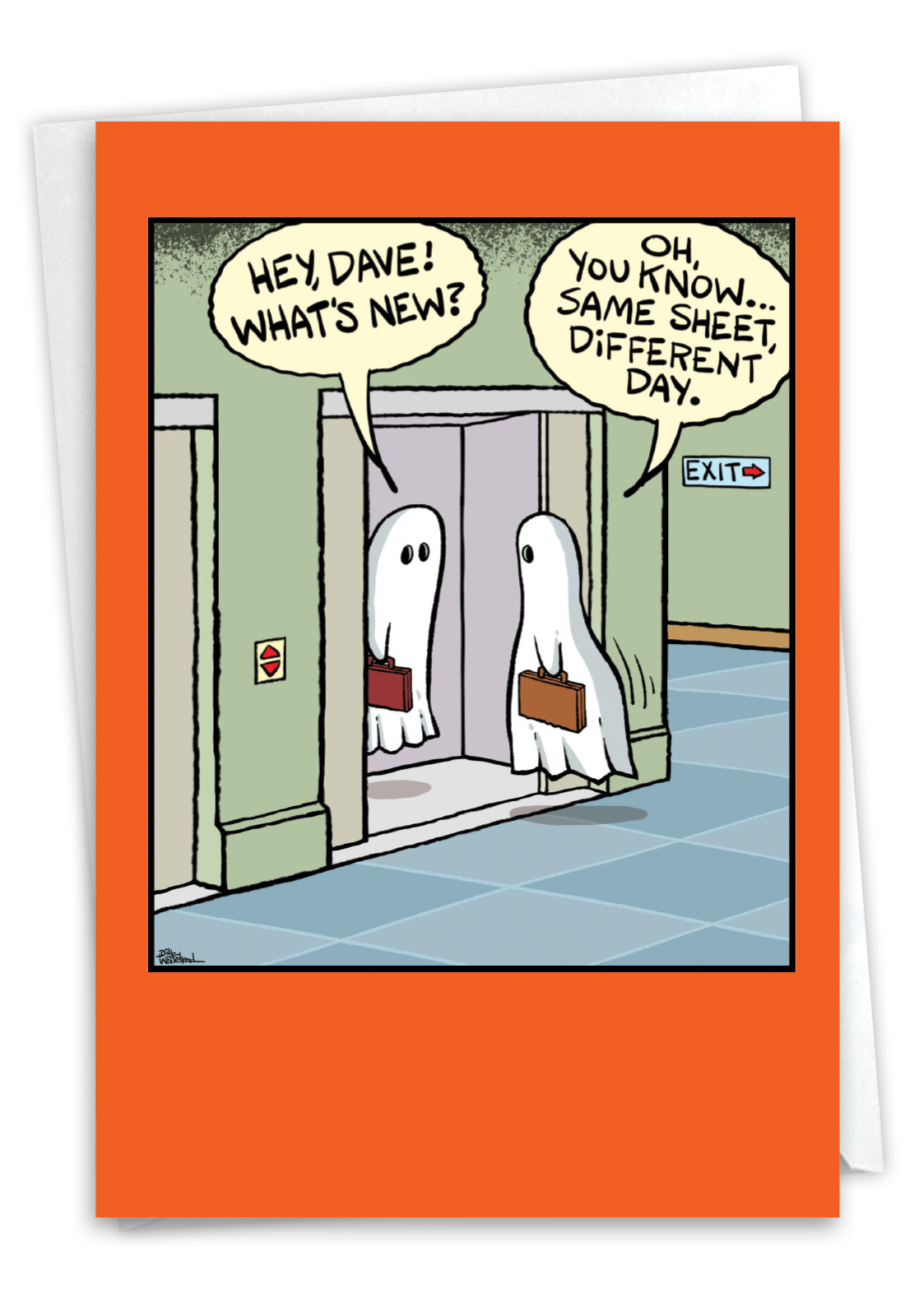 Same Sheet: Humor Halloween Card