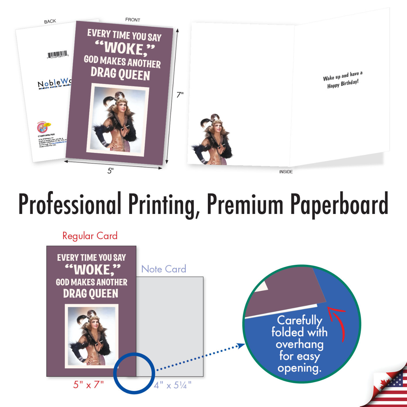 Say Woke: Humorous Birthday Card