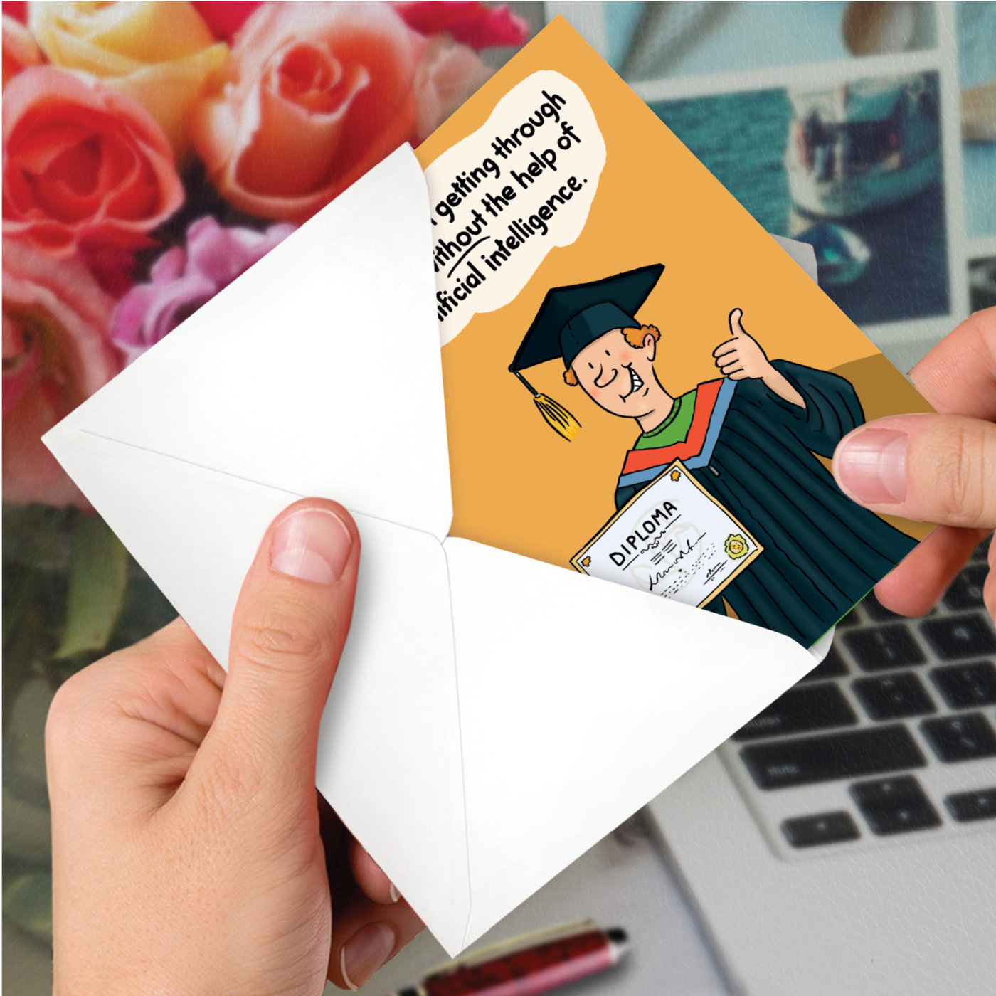 School Help: Humor Graduation Card
