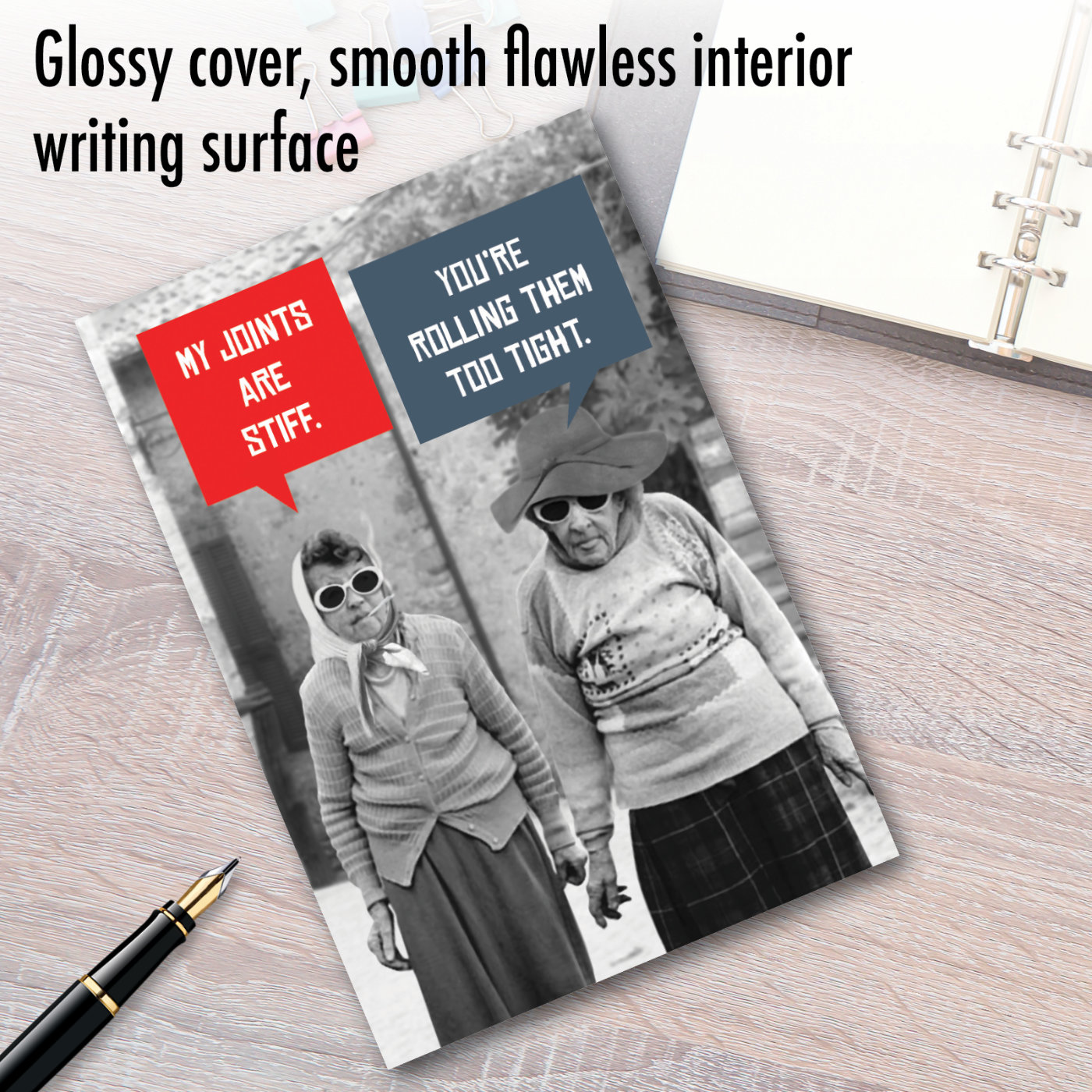 Stiff Joints: Humor All Occasions Blank Card for Women