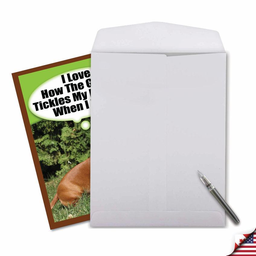 Tickle My Nipples: Humorous Birthday Over-sized Paper Greeting Card