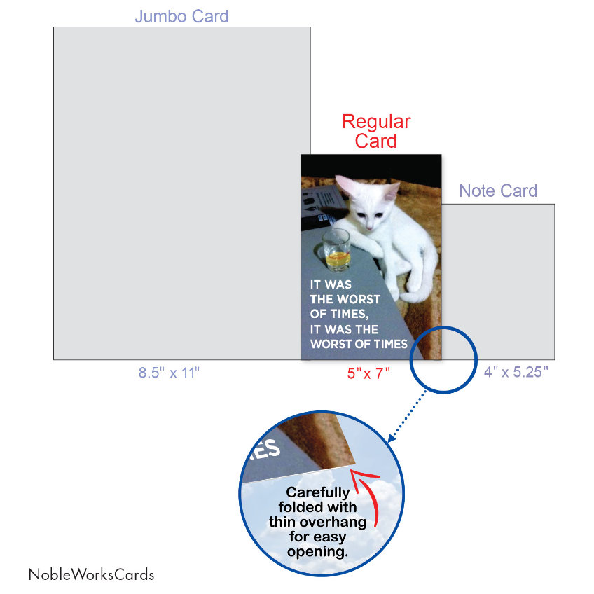 Worst of Times: Humorous Birthday Paper Card