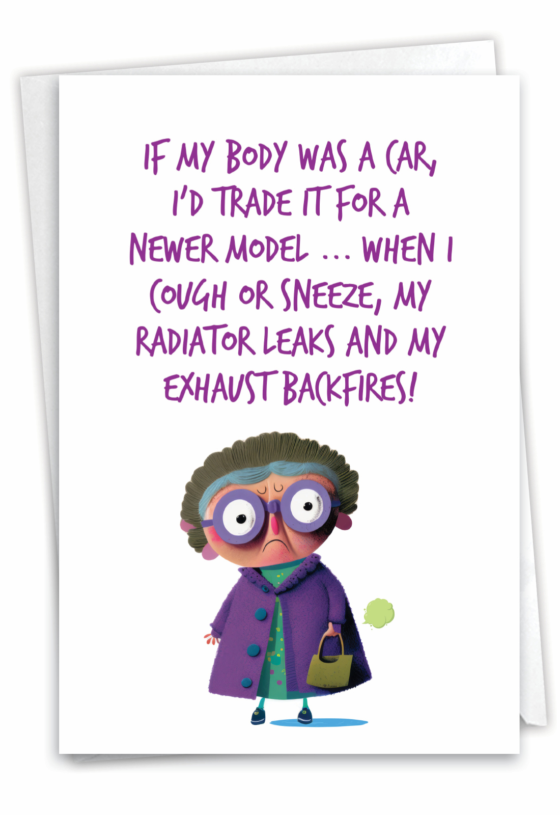 Car Body: Funny Birthday Card