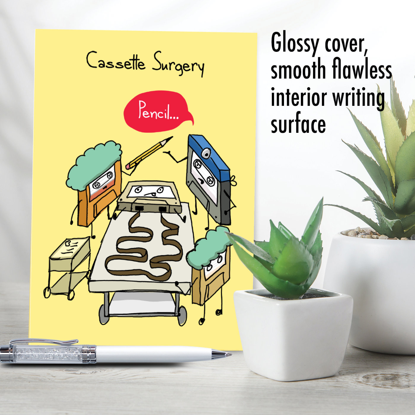 Cassette Surgery: Hysterical Surgery Recovery Printed Card
