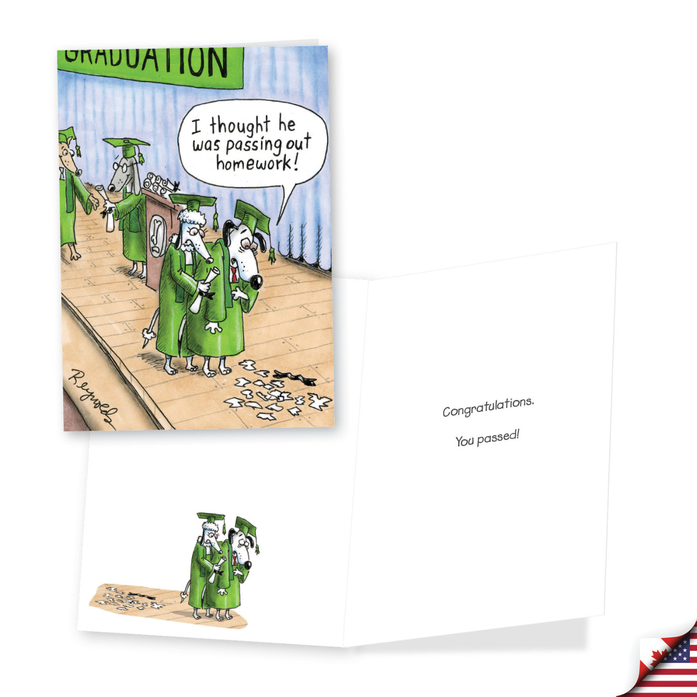 Comical Commencements: Funny Graduation Variety Pack of 3 Cards