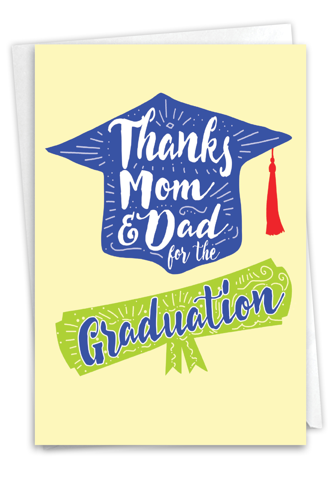 Grad Parent Thanks: Hysterical Thank You Printed Card