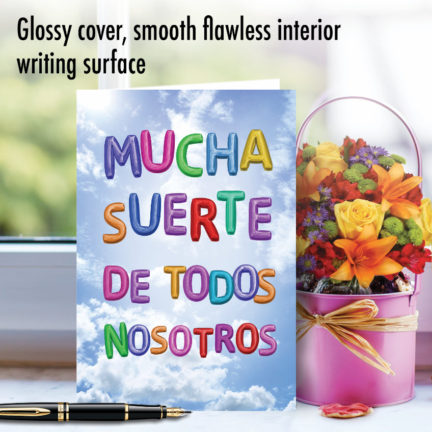 Mensajes Inflados - Buena Suerte: Hysterical Good Luck Printed Greeting ...