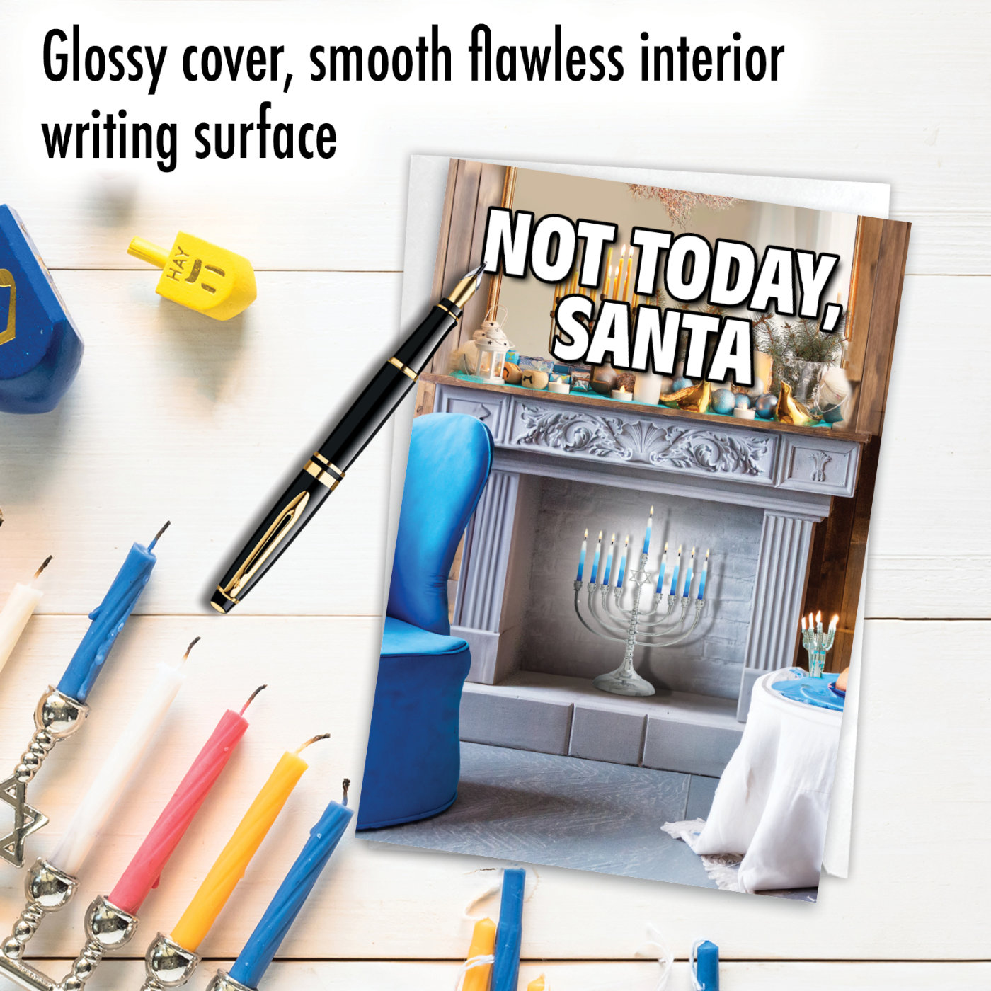 Not Today: Hysterical Chanukah Greeting Card