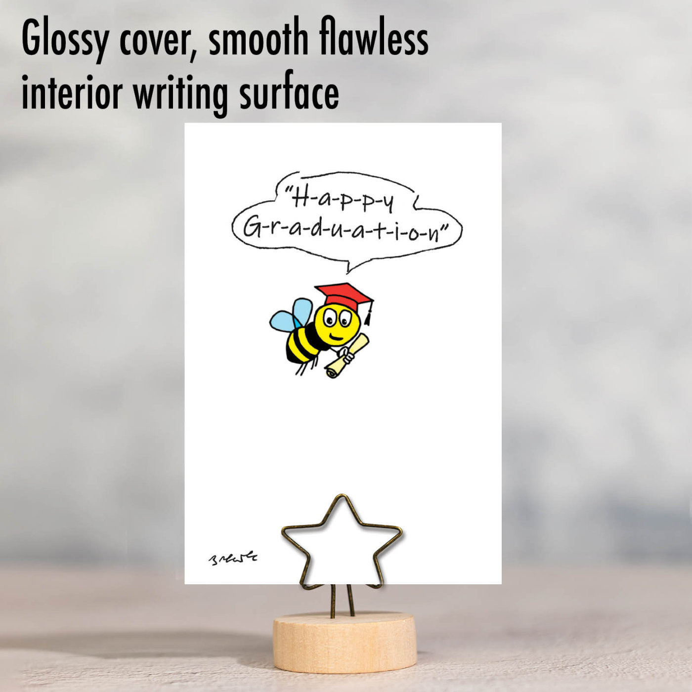 Spelling Bee: Funny Graduation Greeting Card