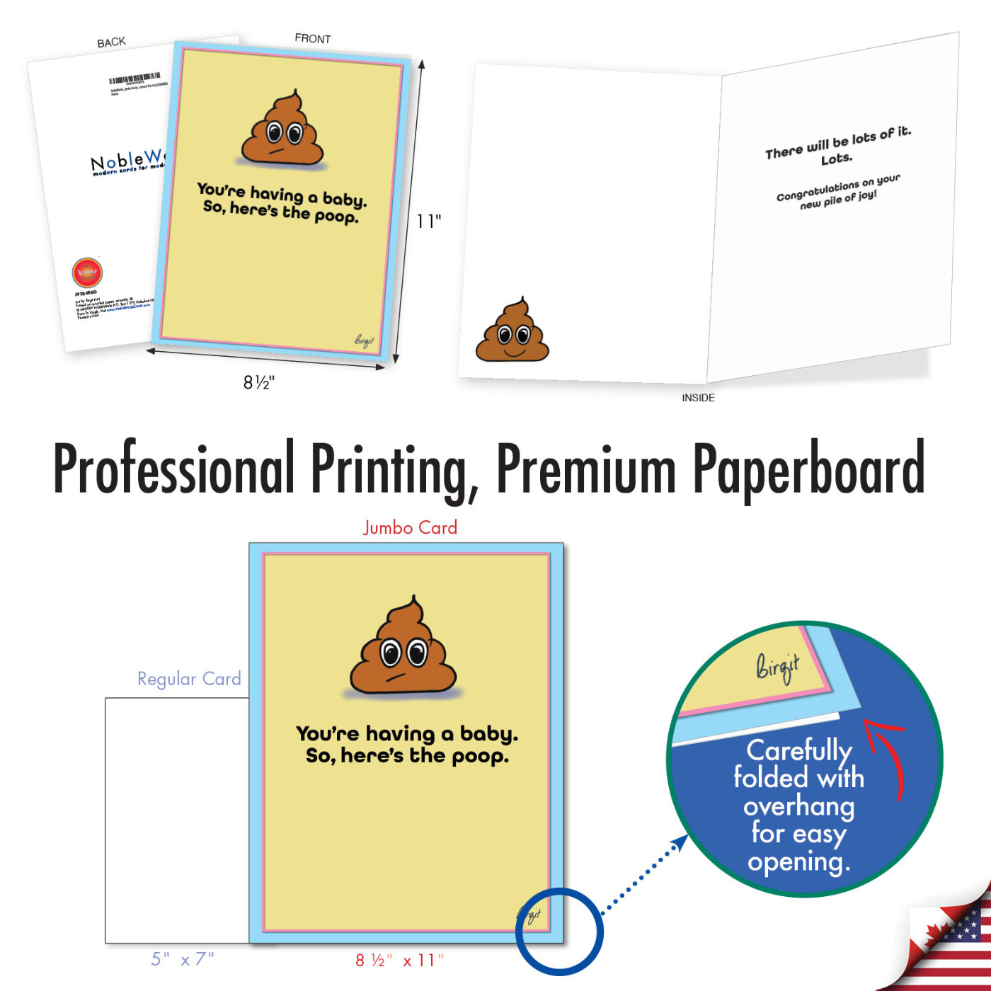 The Poop: Hysterical Baby Giant Printed Card