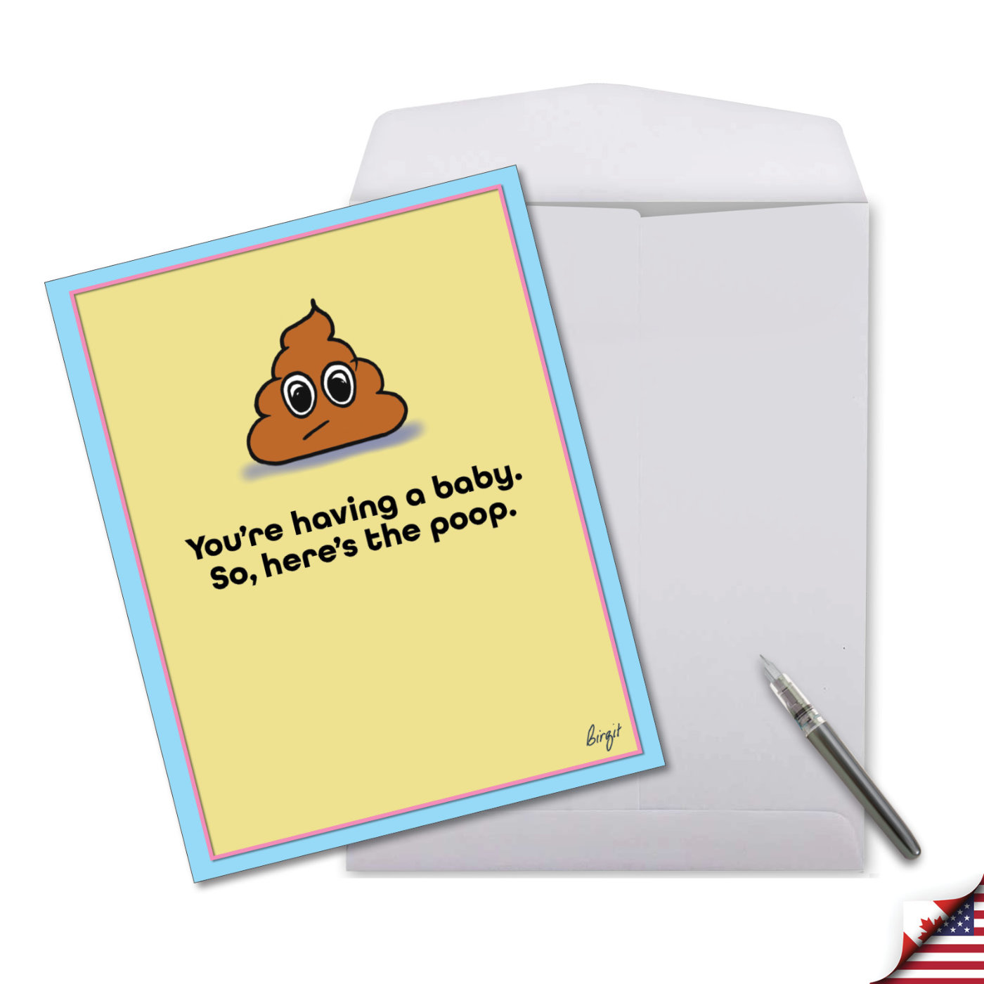 The Poop: Hysterical Baby Giant Printed Card