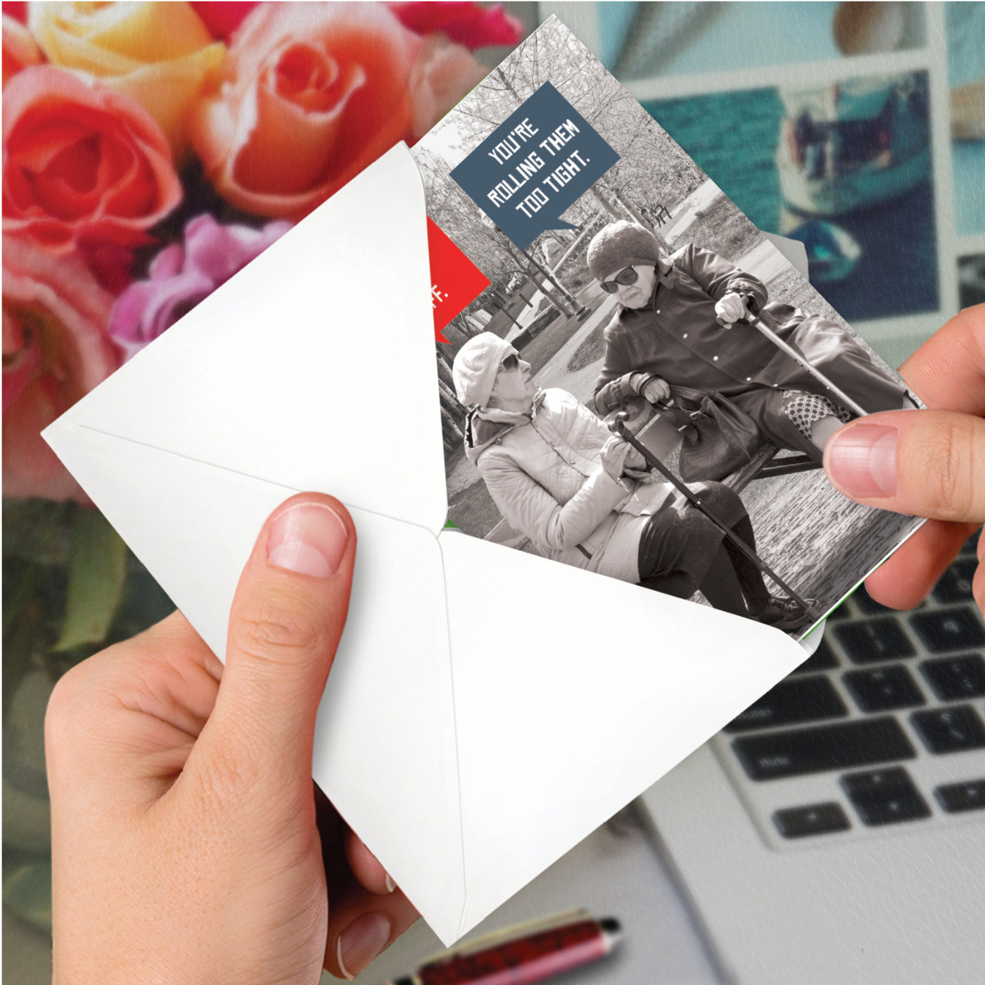 Unlit Stiff Joints: Funny Birthday Greeting Card for Women