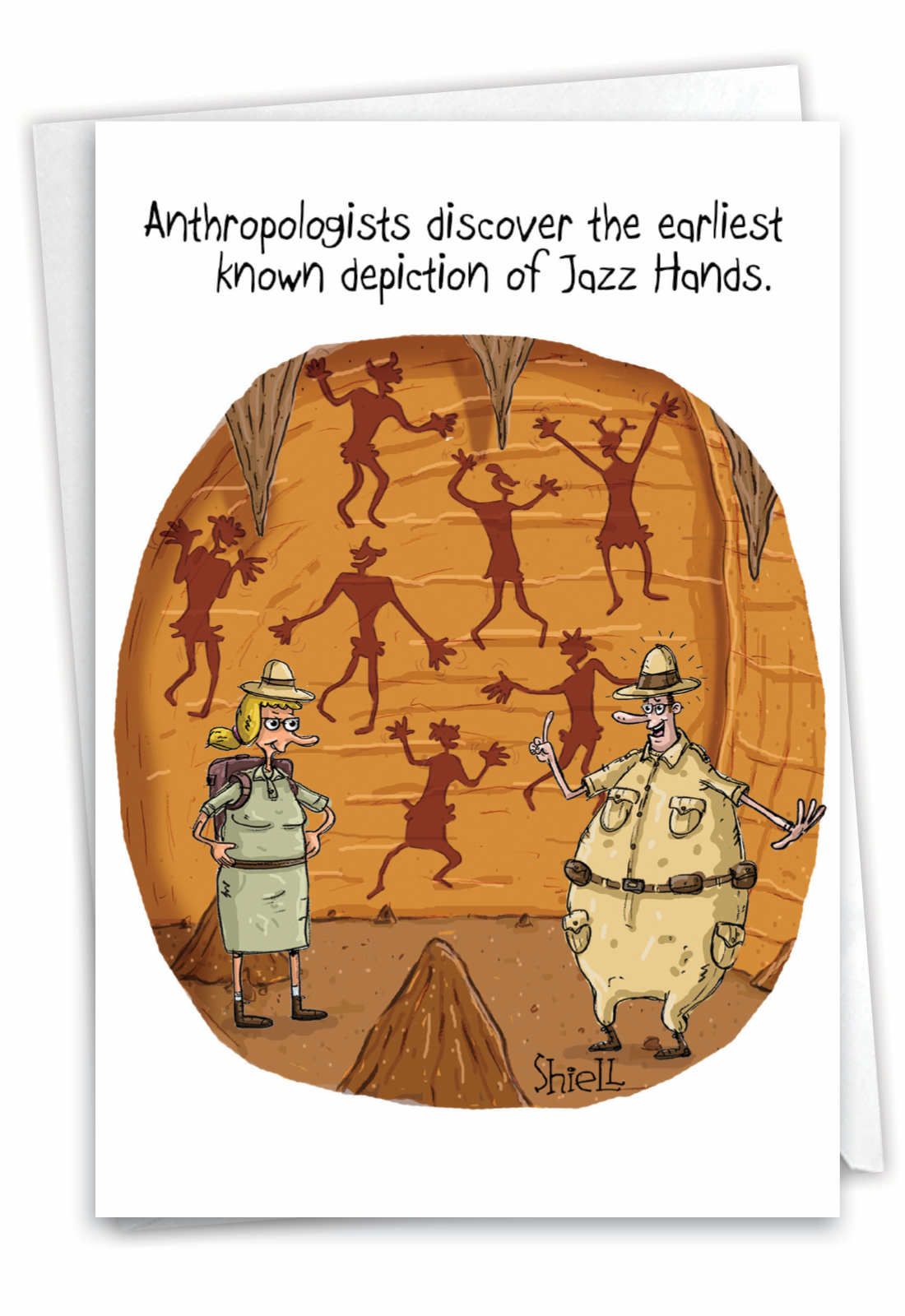 Jazz Hands: Funny Birthday Greeting Card