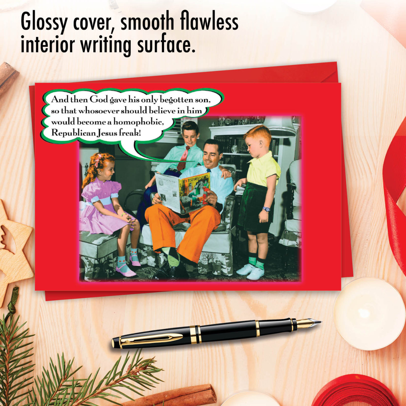 Jesus Freak: Humor Christmas Greeting Card