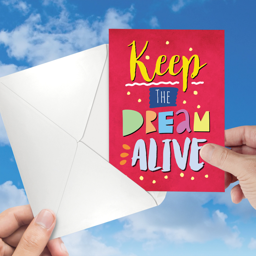 Keep The Dream Alive: Martin Luther King Jr. Day Card