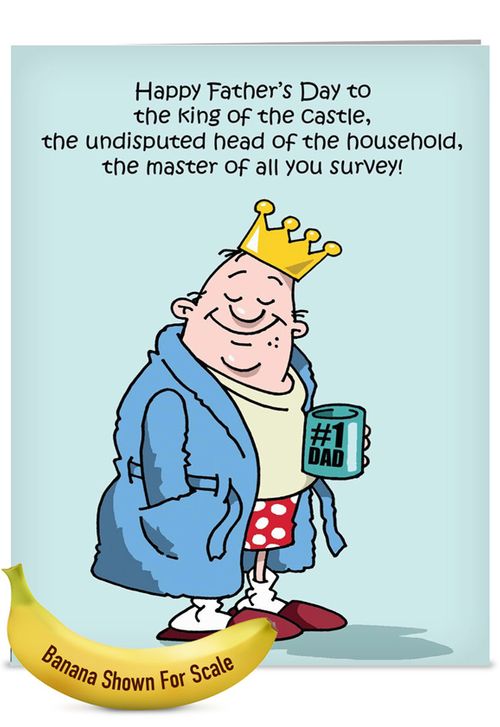 King of Castle Father’s Day Card