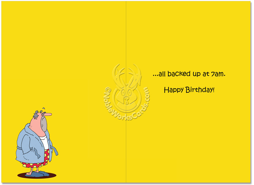 Life's A Highway Birthday Card