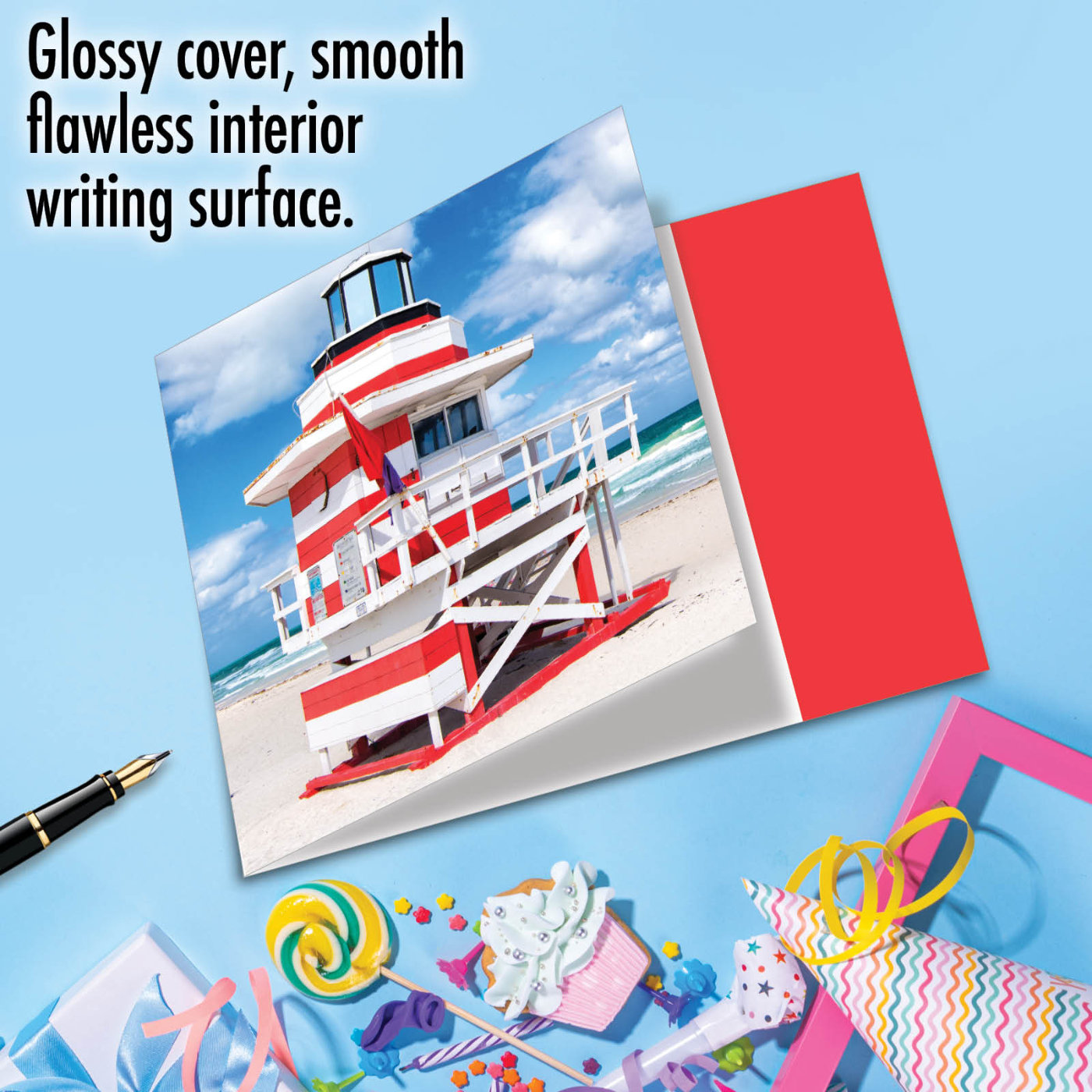 Life Savers: Stylish Birthday Square-Top Card