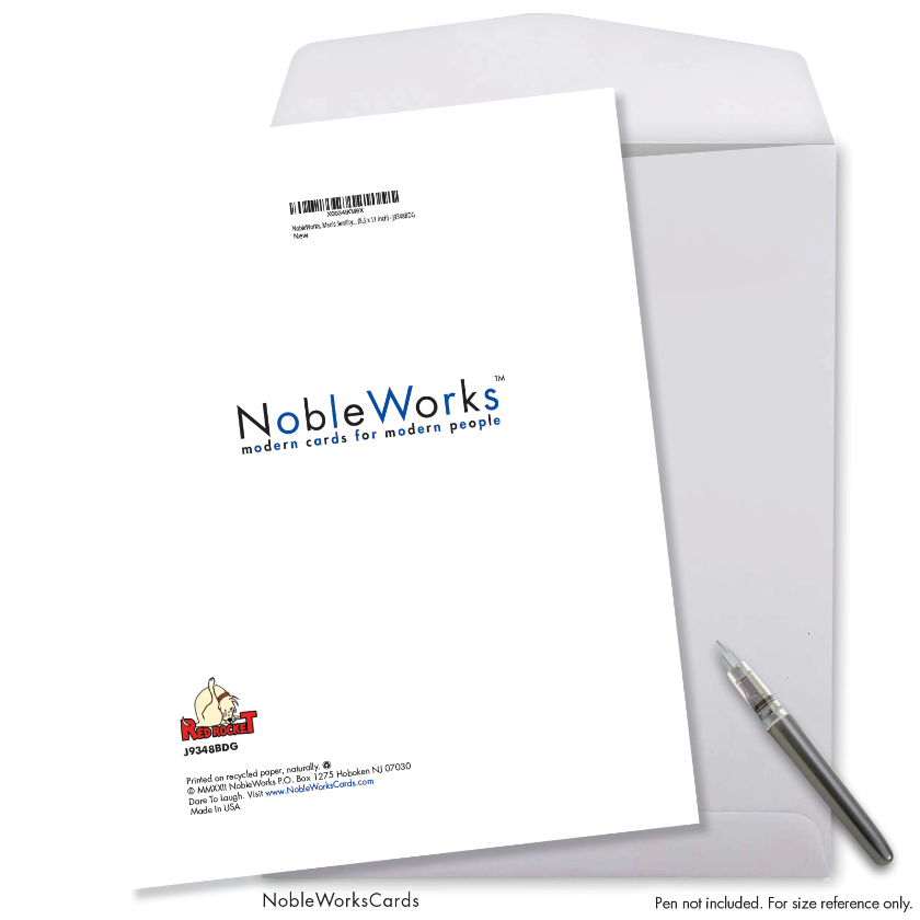 Man's Senility Prayer: Humorous Birthday Over-sized Paper Greeting Card