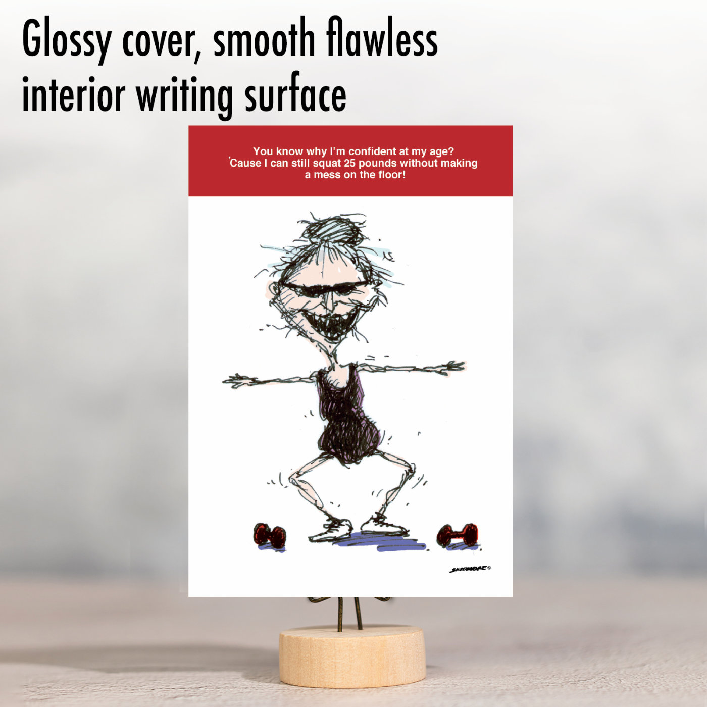 Mess on the Floor: Funny Birthday Greeting Card