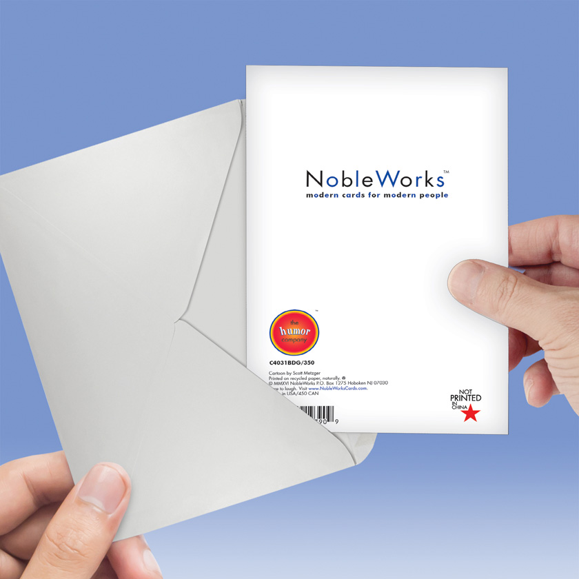 Middle Finger Birthday Joke Paper Card