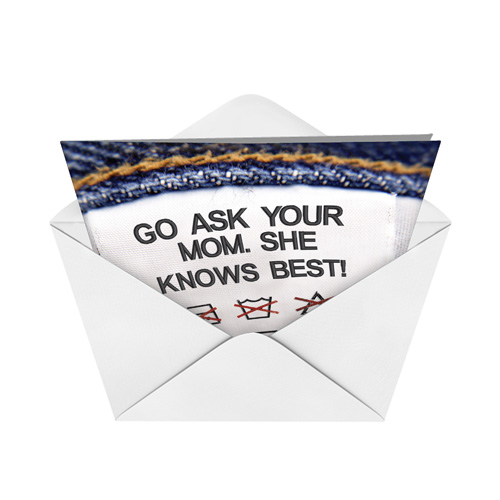 Mother Knows Best Picture Mother's Day Greeting Card