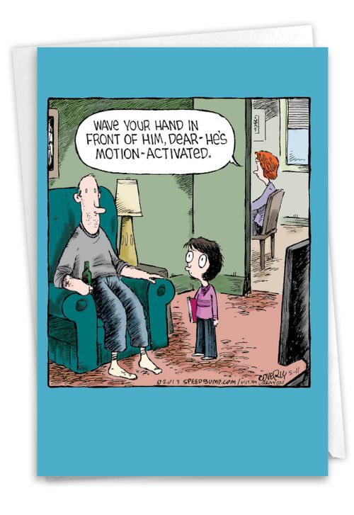 Motion-Activated Dad Father's Day Greeting Card