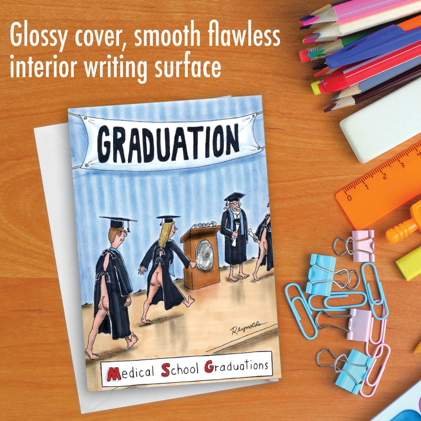 MSG: Humor Graduation Greeting Card