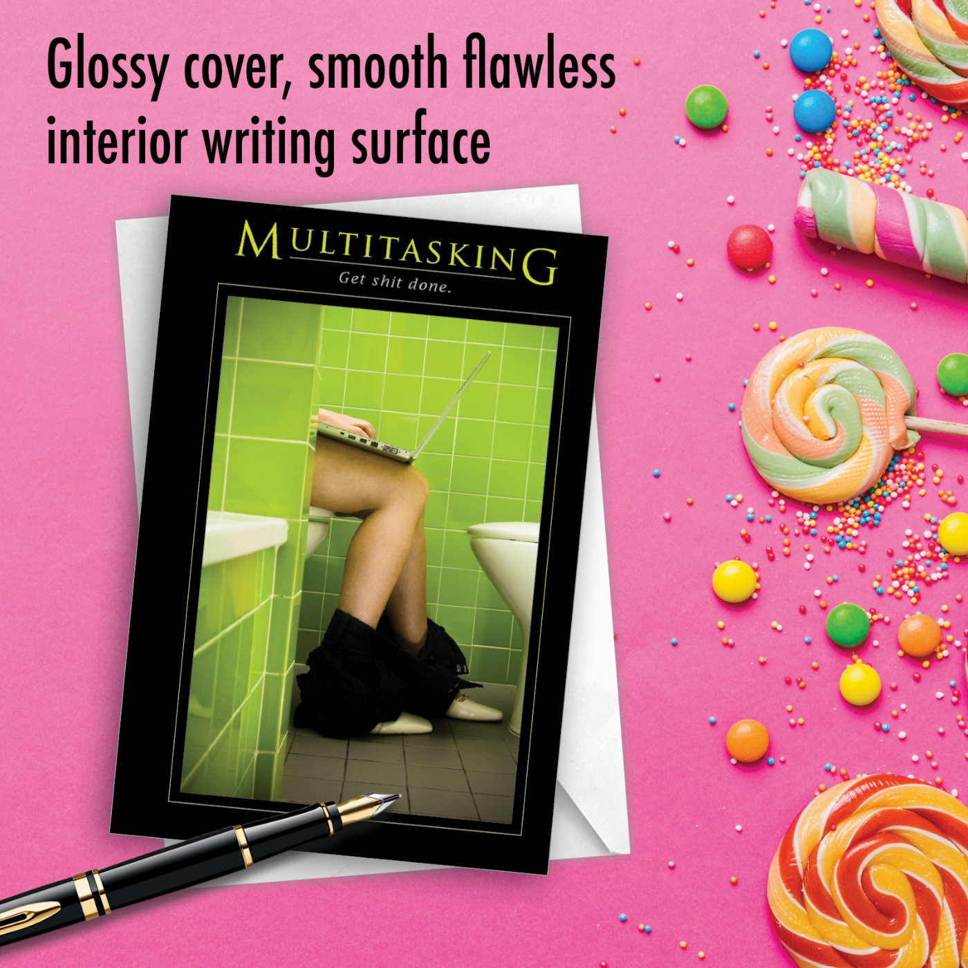 Multitasking: Humor Birthday Card