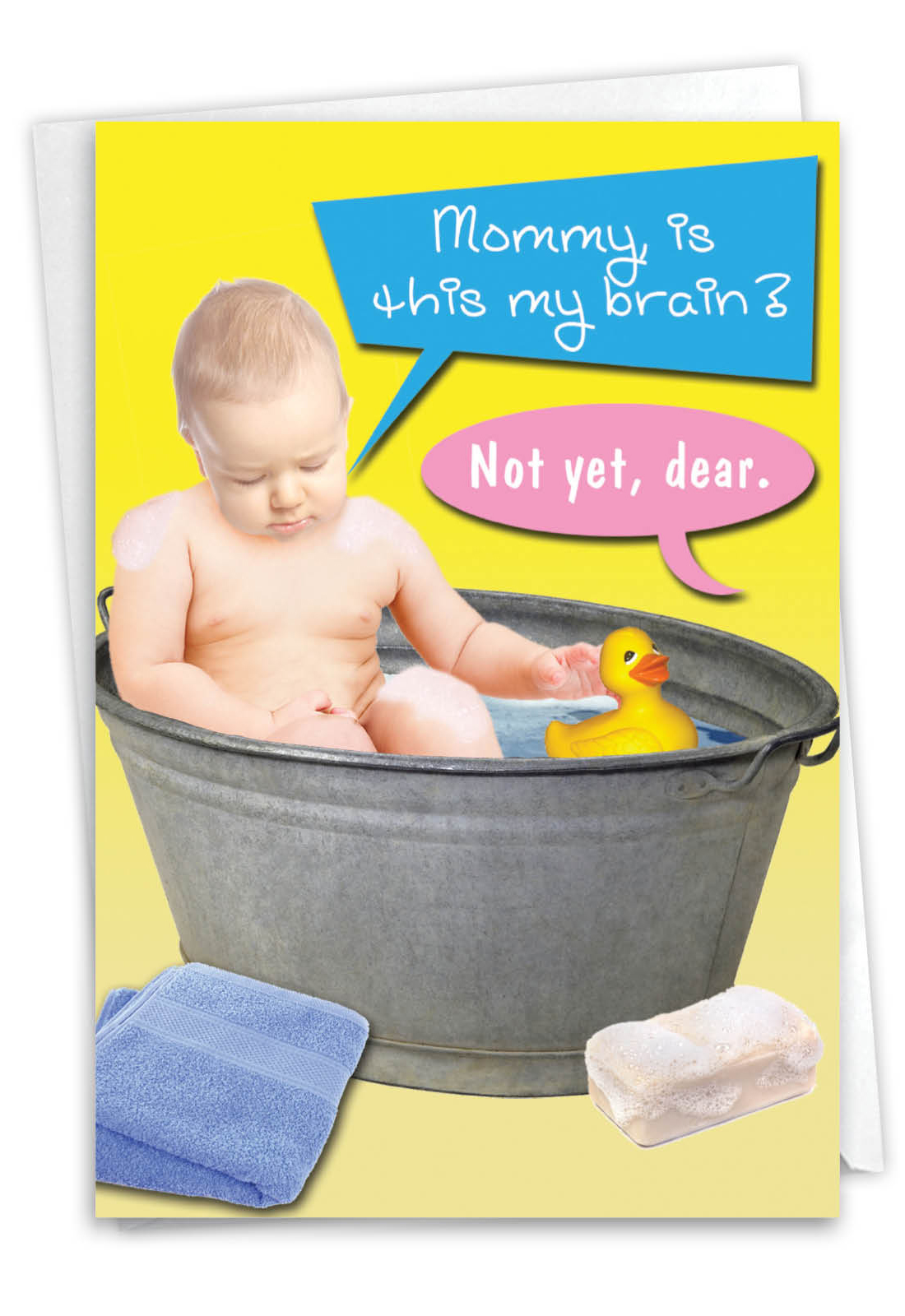 My Brain: Funny Birthday Greeting Card