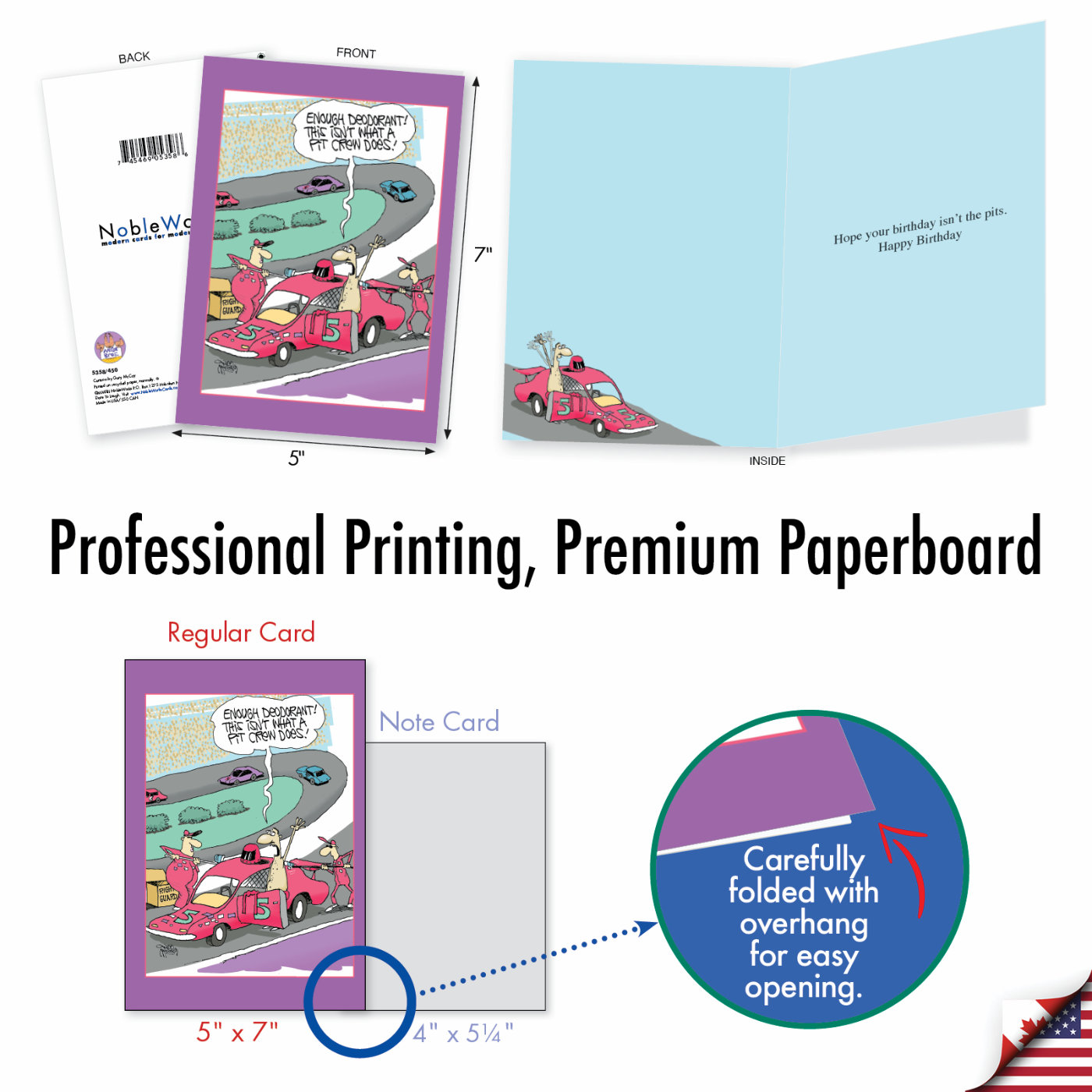 NASCAR Pit Crew: Funny Birthday Greeting Card