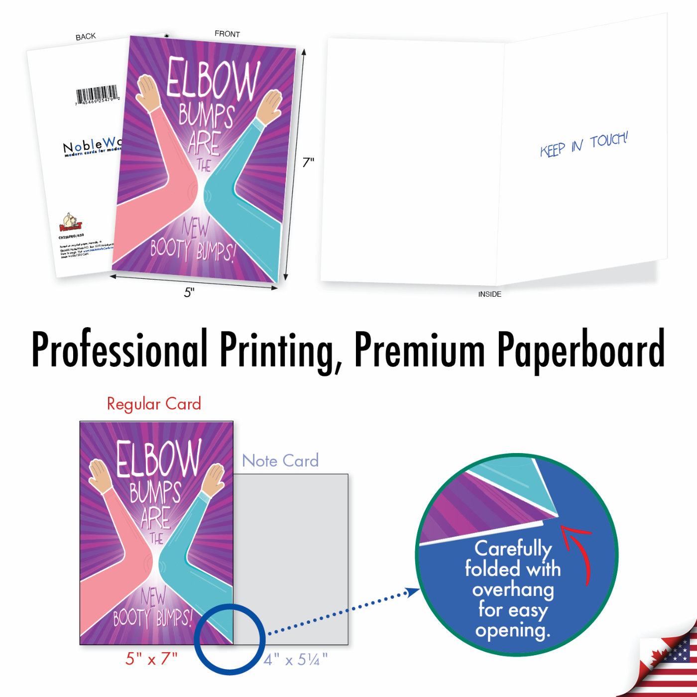 New Booty Bumps: Funny Friendship Greeting Card