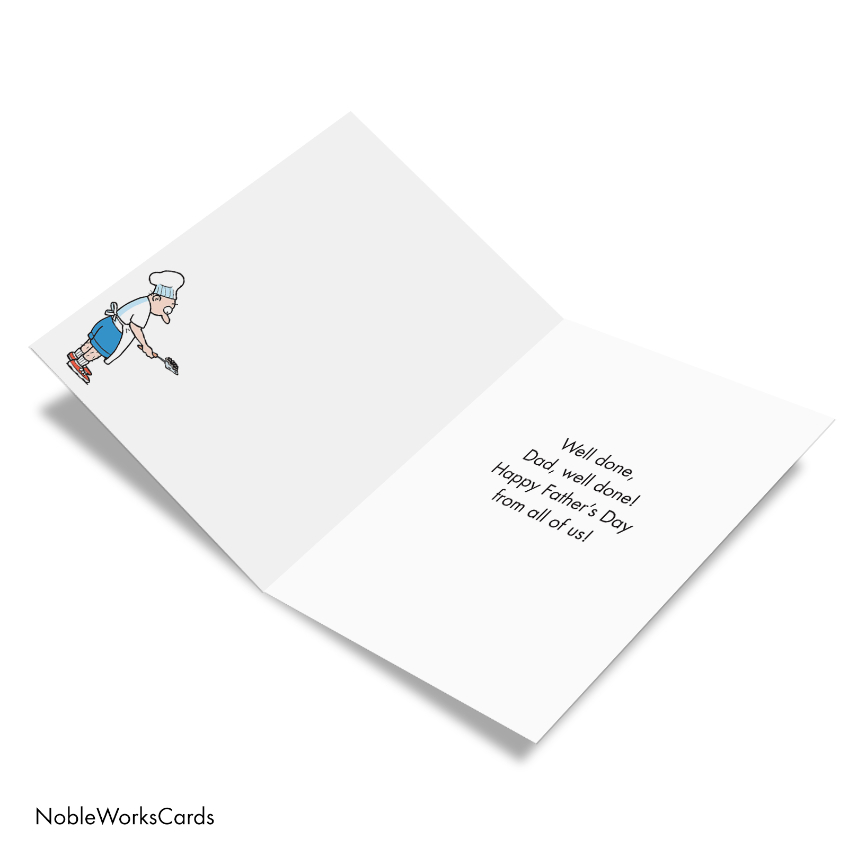 New Dad App: Humorous Father's Day Big Card