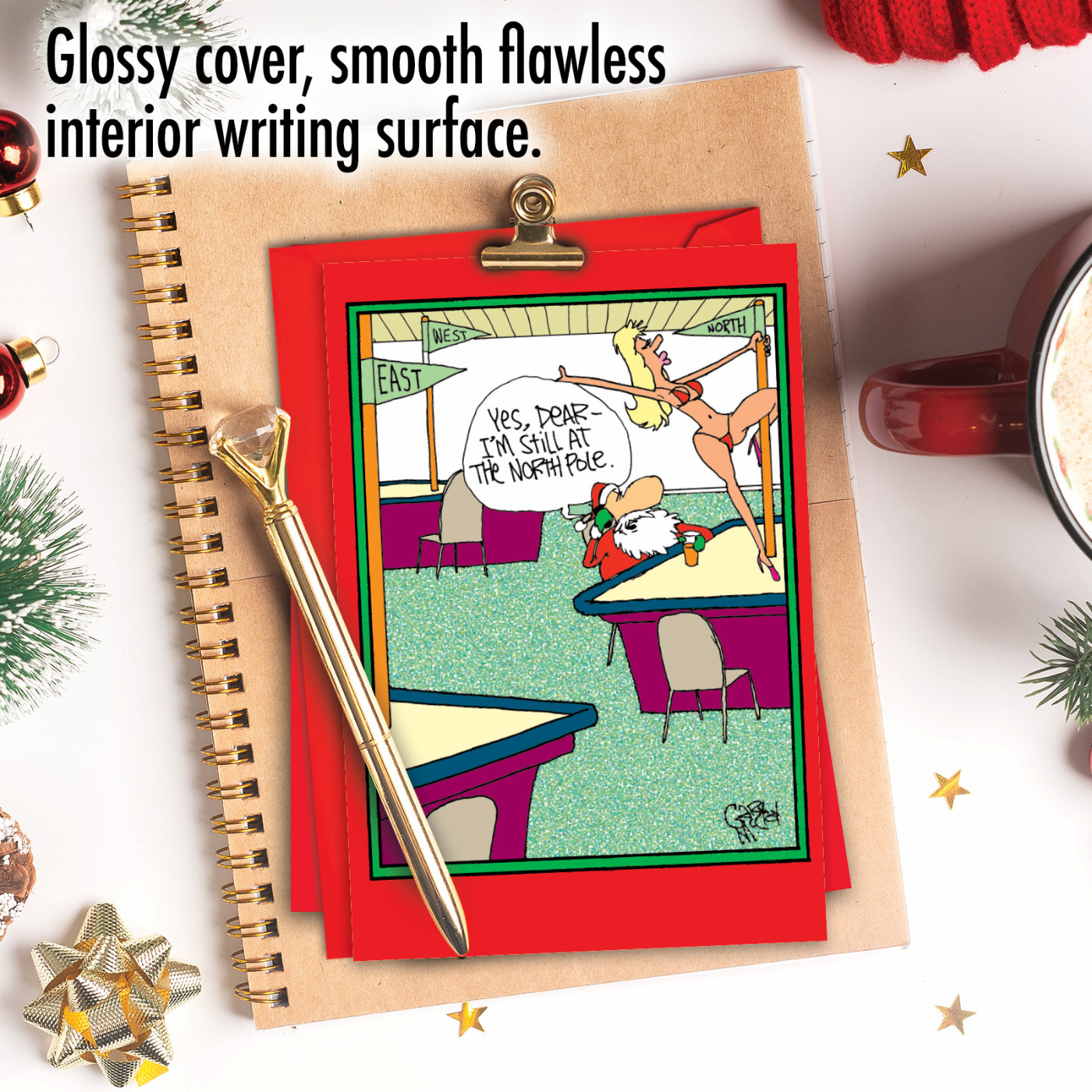 North Pole: Humor Christmas Card