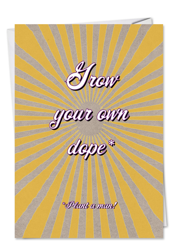 Dope: Funny Birthday Printed Greeting Card
