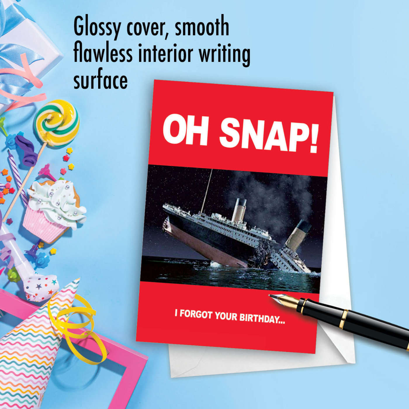 Oh Snap: Funny Birthday Card