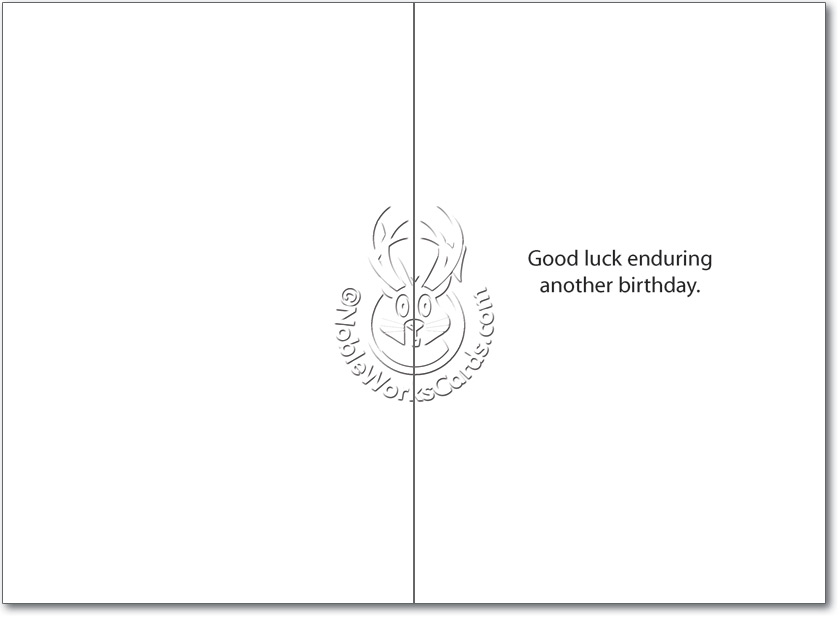 Old Long Time Unique Funny Birthday Greeting Card