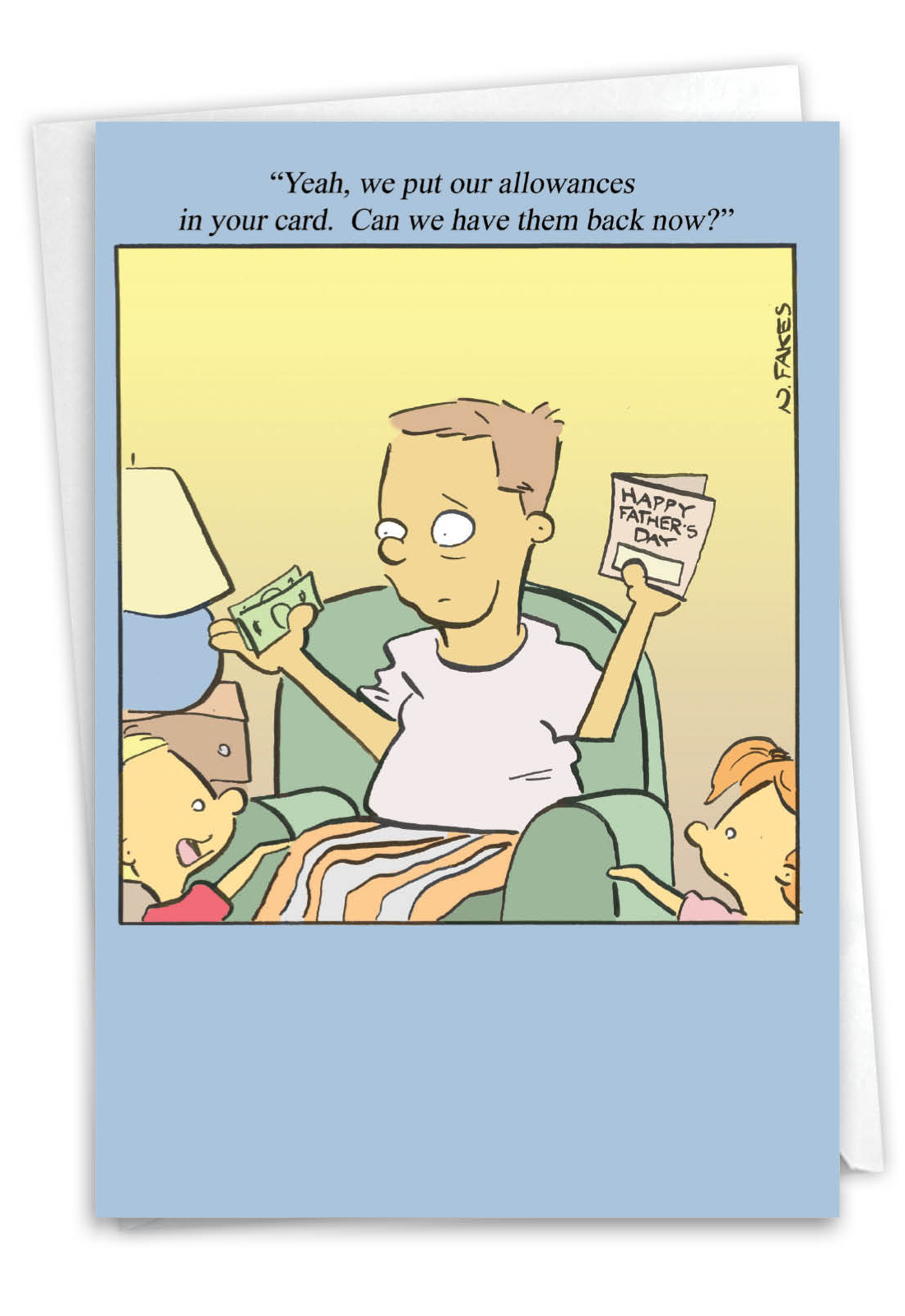 Our Allowances: Funny Father's Day Card