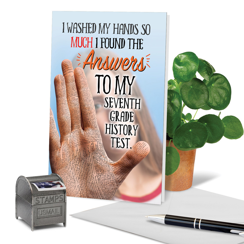 Overwashed Hands - Funny Birthday Card