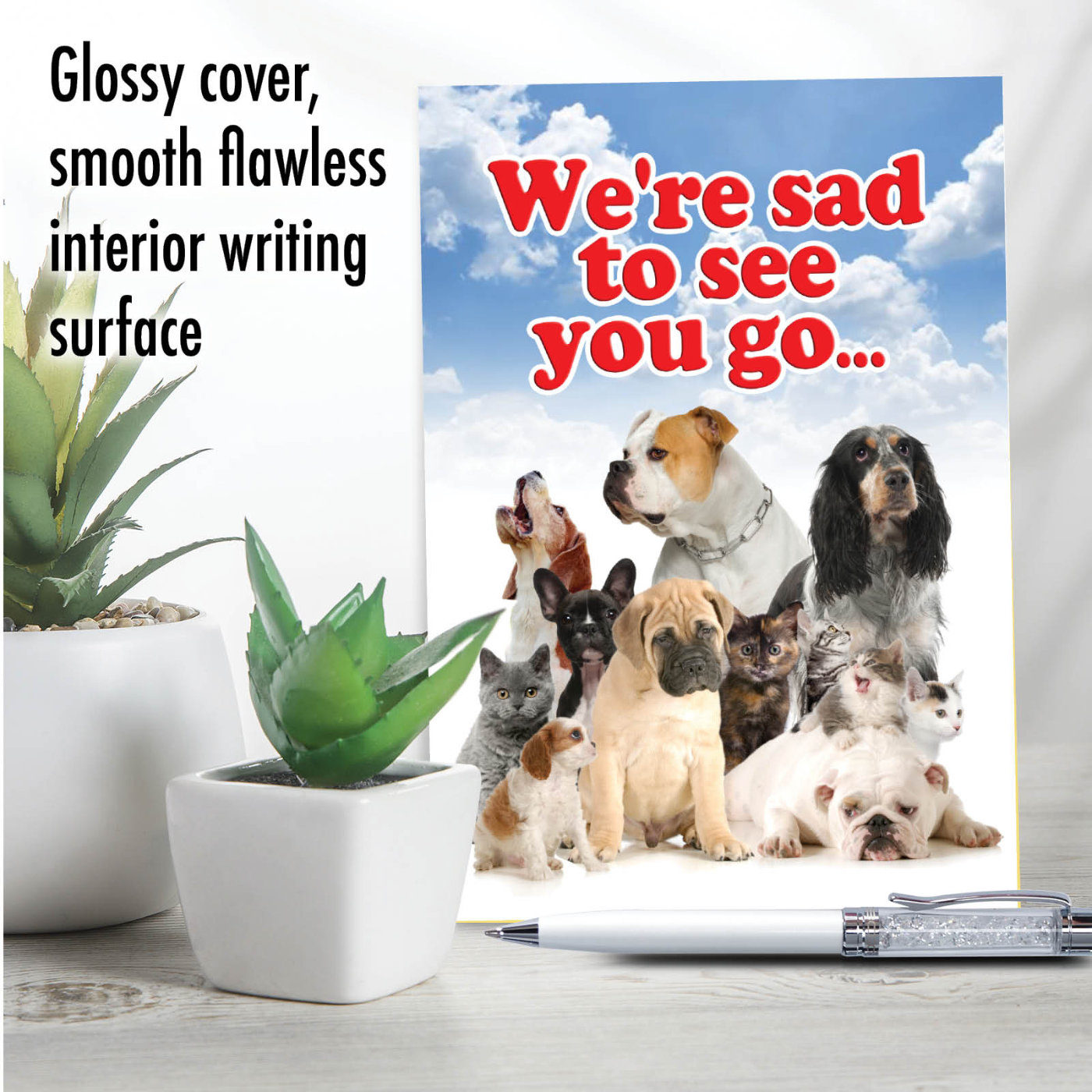 Pet Coworkers: Funny Retirement Card - Dogs