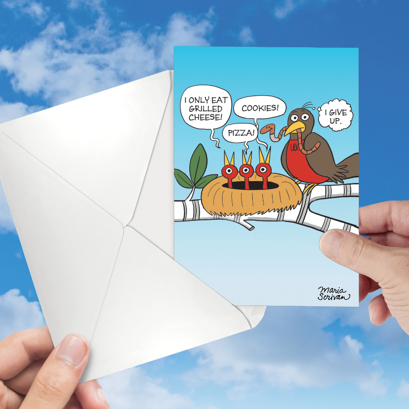 Picky Eaters: Humorous Mother's Day Card