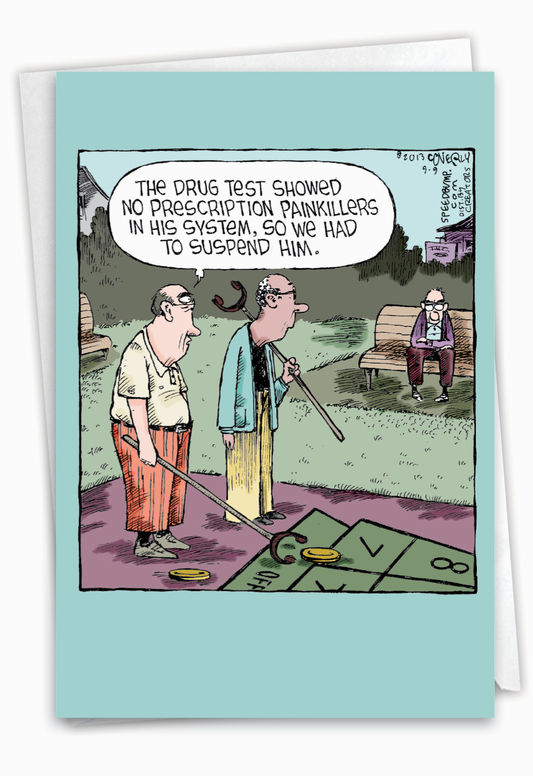 Prescription Drug Test: Funny Birthday Greeting Card