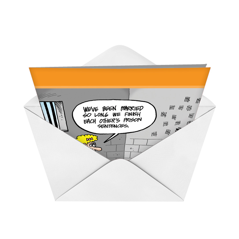 Prison Sentences Cartoons Not Greeted Greeting Card Jon Carter