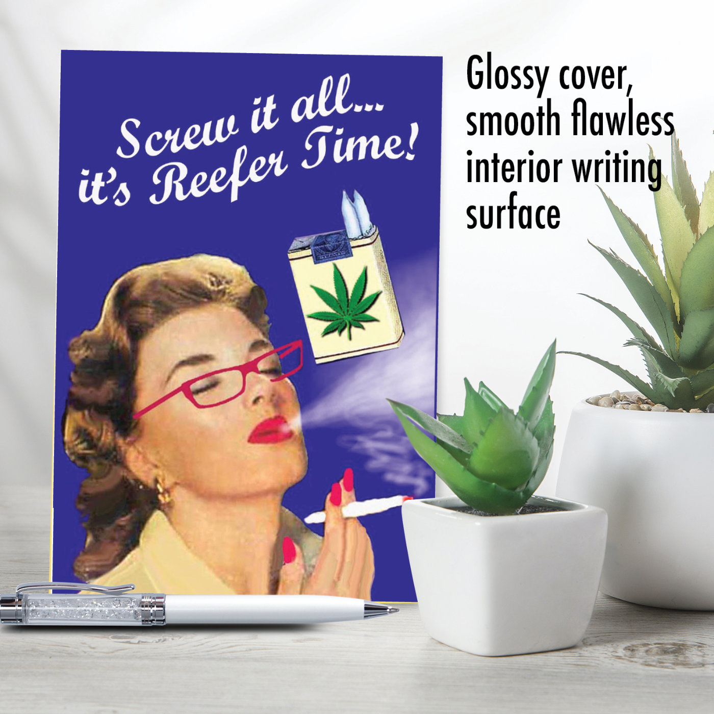 Reefer Time: Funny Blank Greeting Card