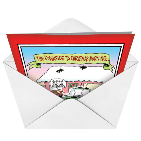 Up On The Rooftop Reindeer Crap Falls