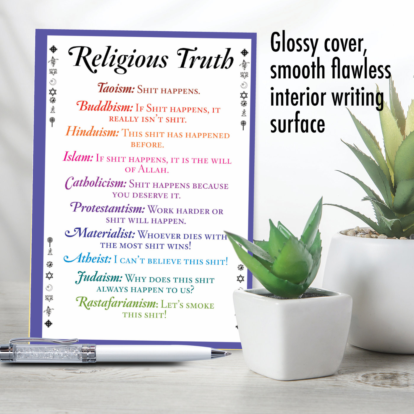 Religious Truth: Funny Blank Greeting Card