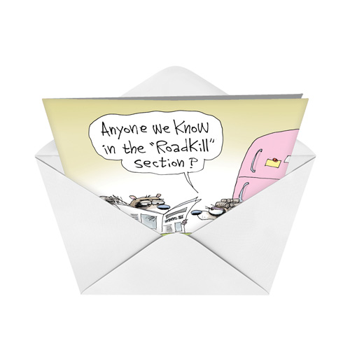 Roadkill Section Mccoy Brothers Birthday Paper Card Glenn Mccoy