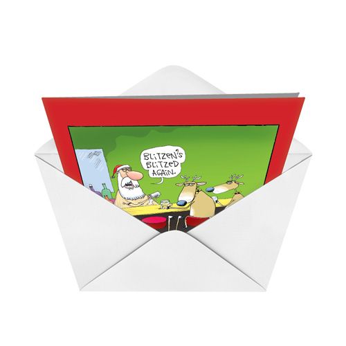 Santa DUI Funny Christmas Cards