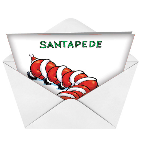 That Weird Santapede Christmas Card